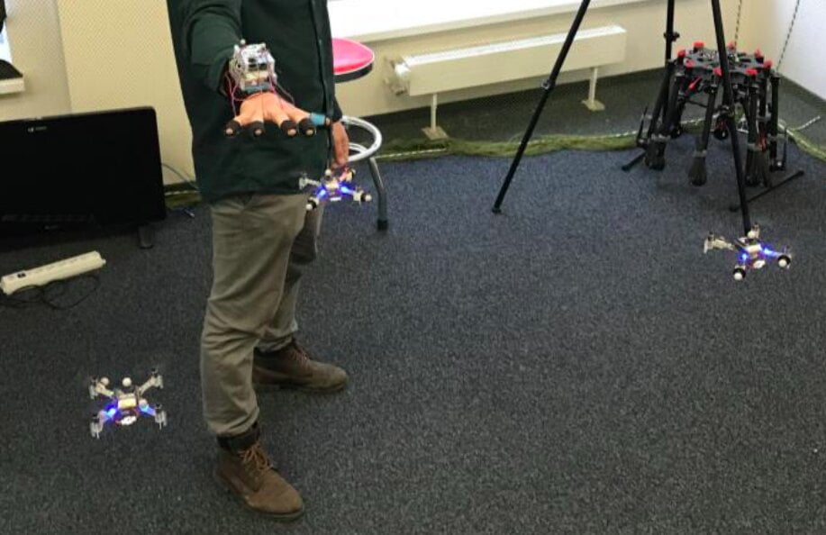 SwarmTouch: A tactile interaction strategy for human-swarm ... SwarmTouch: A tactile interaction strategy for human-swarm ...